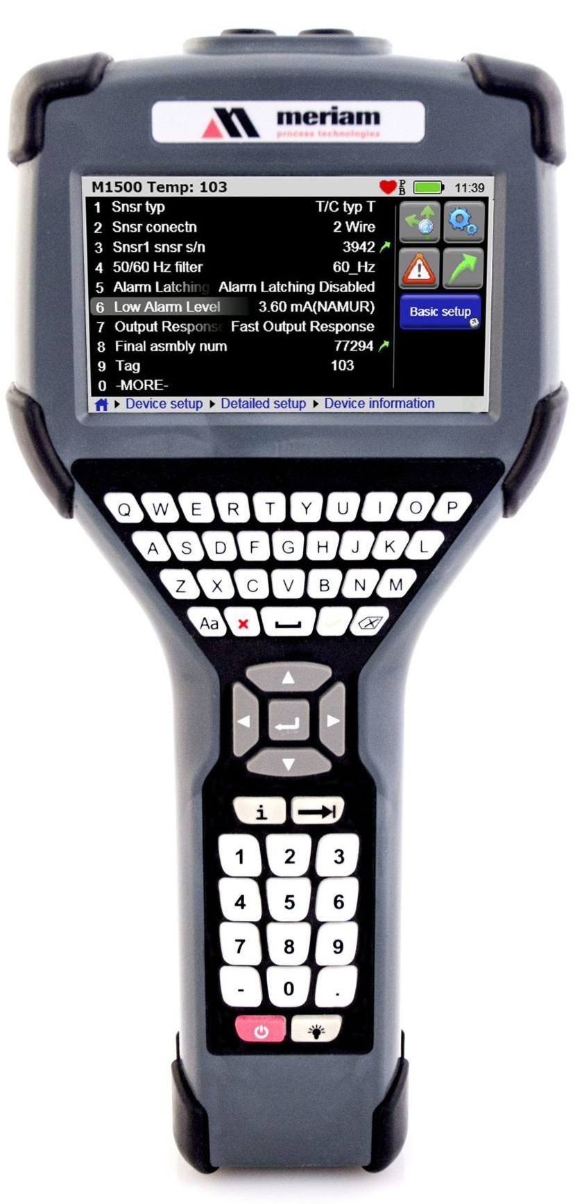 Meriam: MFC5150x Intrinsically Safe, HART Communicator